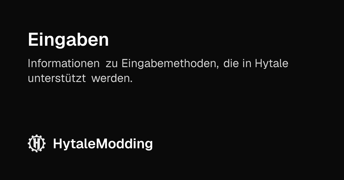 Eingaben
