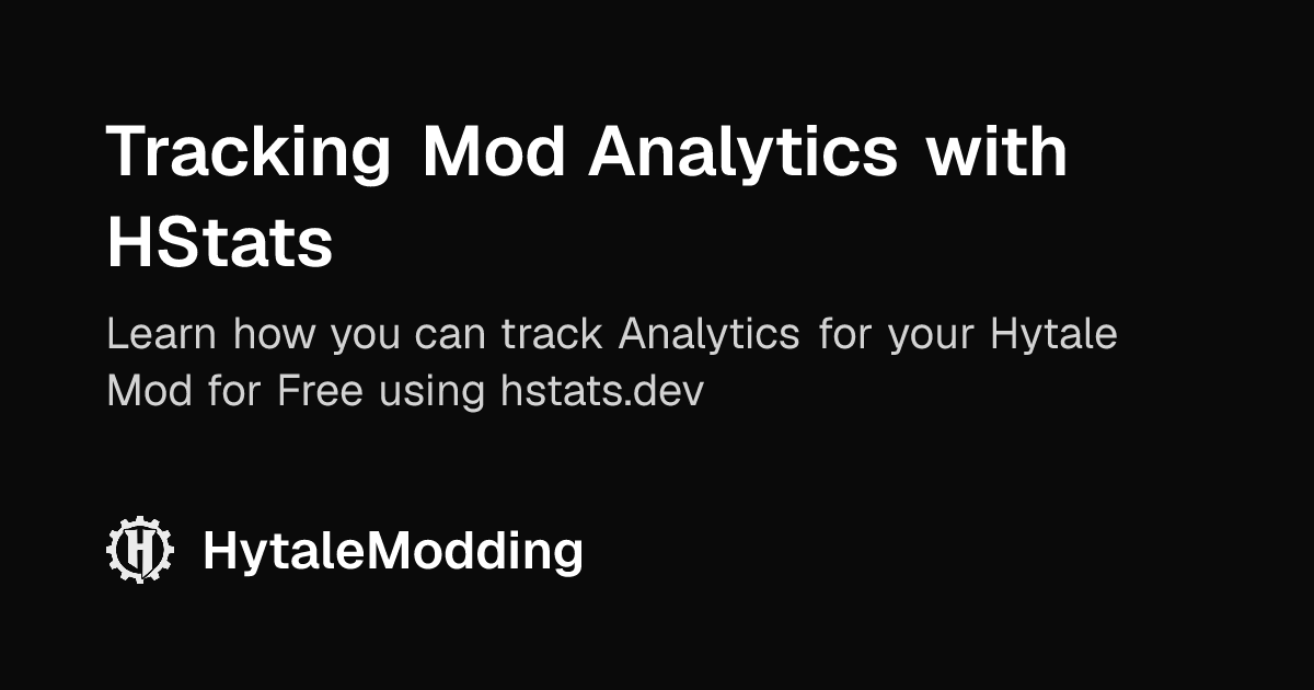 Tracking Mod Analytics with HStats