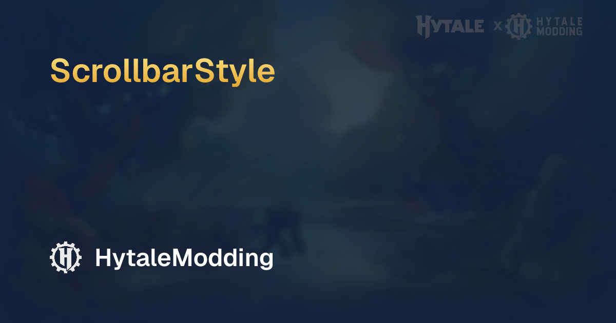 ScrollbarStyle