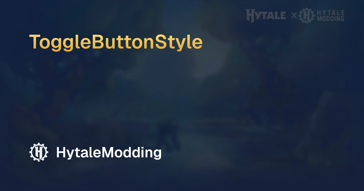 ToggleButtonStyle