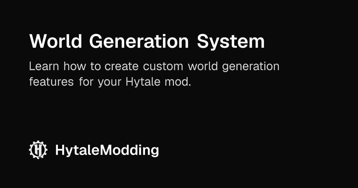 World Generation System