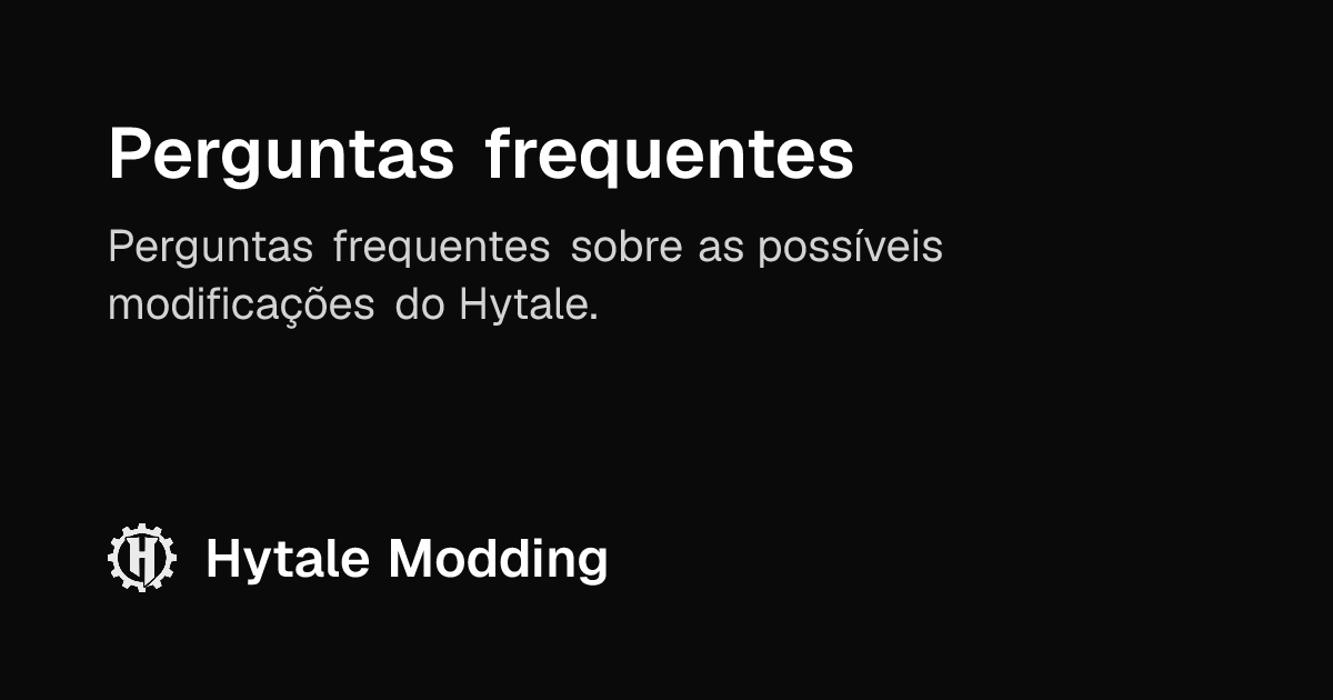 Perguntas frequentes
